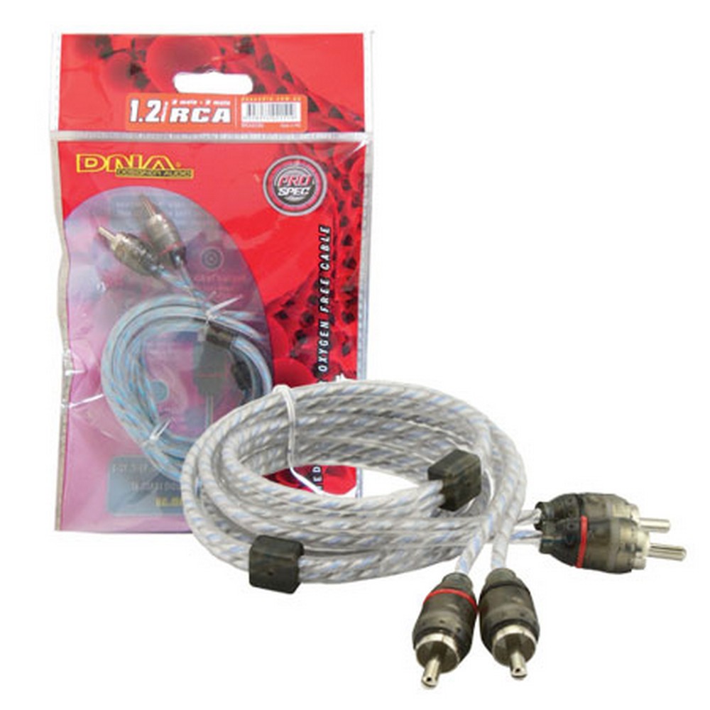 DNA PRO SPEC RCA CABLE 1.2MTR BLUE 2 TO 2 RCA - Tooltime Online